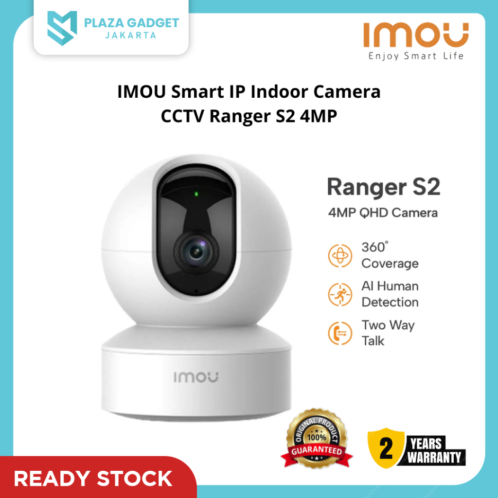 Jual IMOU Smart IP Indoor Camera CCTV Ranger S2 4MP - Garansi Resmi 2 ...