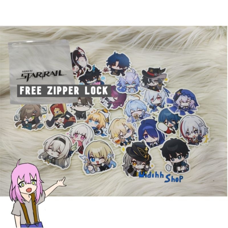 Jual 15 Pcs Stiker Honkai Star Rail / Sticker In Pouch / Sticker ...