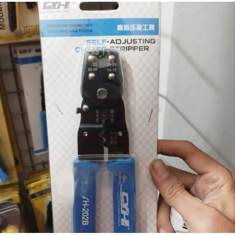 Jual CYH-202B Tang Potong Kabel Multifungsi Crimping Skun Kabel Wire | Shopee Indonesia