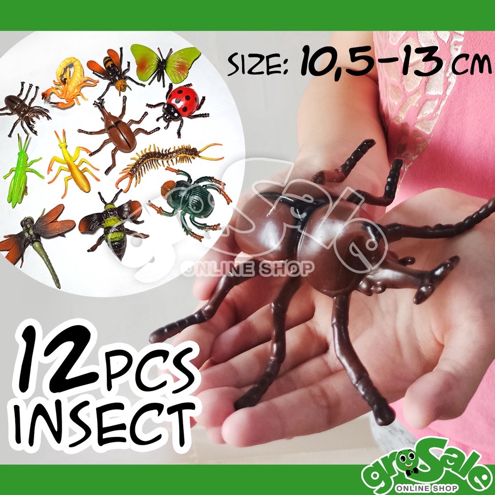 Jual KODE K9F Insect Figure Giant Serangga Bug Semut Fly Spider ...