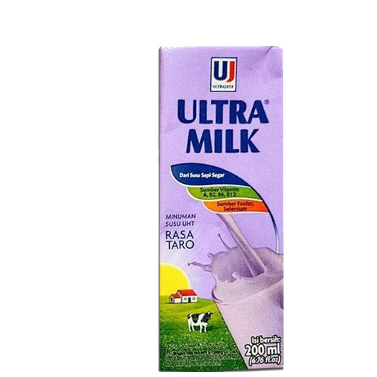 Jual Susu Ultra UHT Taro 200 ml | Shopee Indonesia