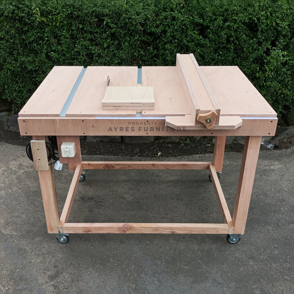 Jual Meja potong kayu / Table saw dari Circular Saw Rakitan Plywood ...