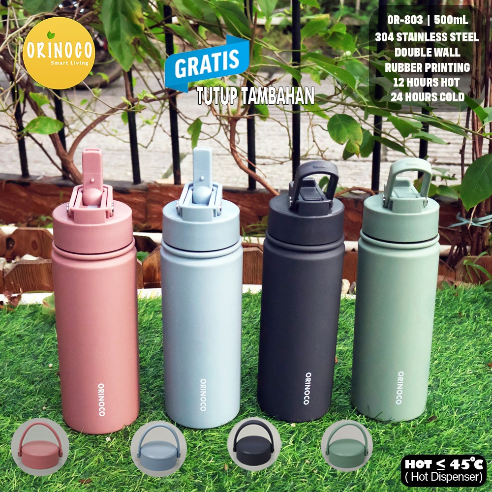 Jual Orinoco Botol Minum Stainless 304 Tumbler Sporty Vacuum Flask OR ...