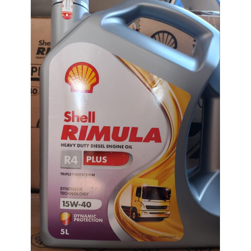 Jual SHELL RIMULA R4 PLUS 5L SAE 15w-40 | Shopee Indonesia