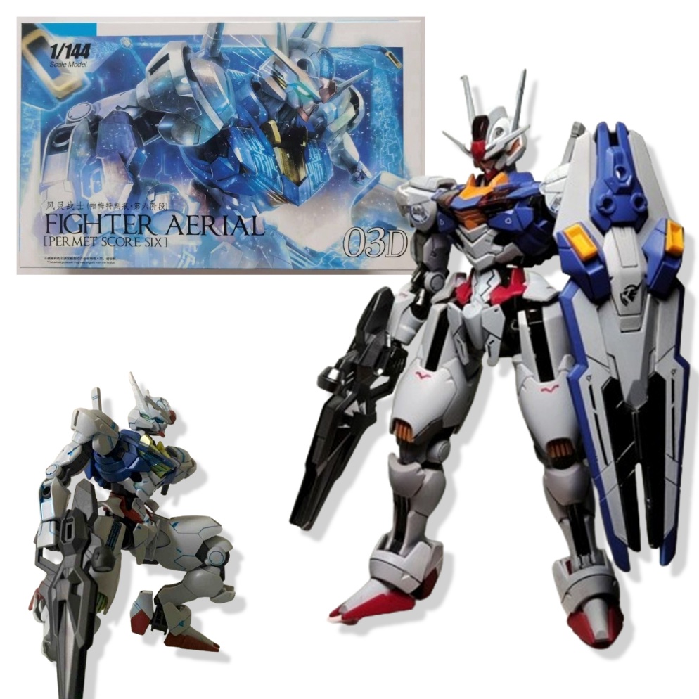Jual KODE R69B Model Kit Daban 3D HG 1144 Aerial Fighter Permet 6 Score ...