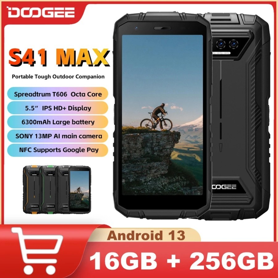 Jual DOOGEE S41 Max Rugged Phone 6GB+256GB 5.5 | Shopee Indonesia