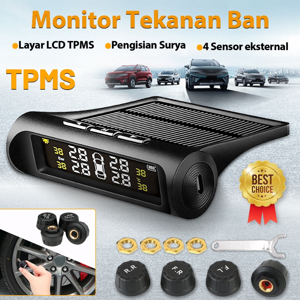 Jual KODE J23C TPMS Alarm Pengukur Tekanan Ban Mobil T1 Tire Pressure ...