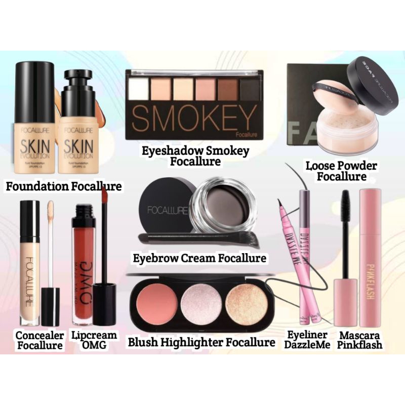 Jual PAKET KOSMETIK FOCALLURE SET PAKET MAKE UP SESERAHAN/KADO | Shopee ...