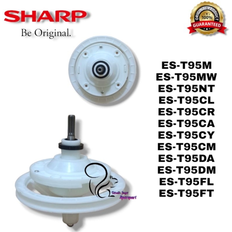 Jual Gearbox Mesin Cuci SHARP ORIGINAL ES-T95CR / ES-T95CL / ES-T95CY ...