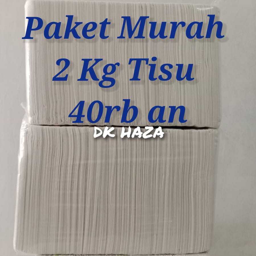 Jual Paket hemat 2 Pack Tisu Hvs Kiloan Kemasan 1 Kg berat Real harga ...