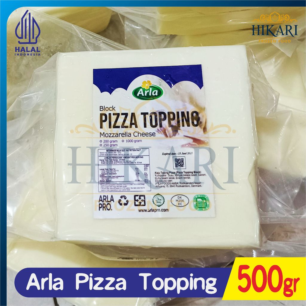 Jual Keju Mozzarella Arla - Arla Pizza Topping Mozzarella - 500gr ...