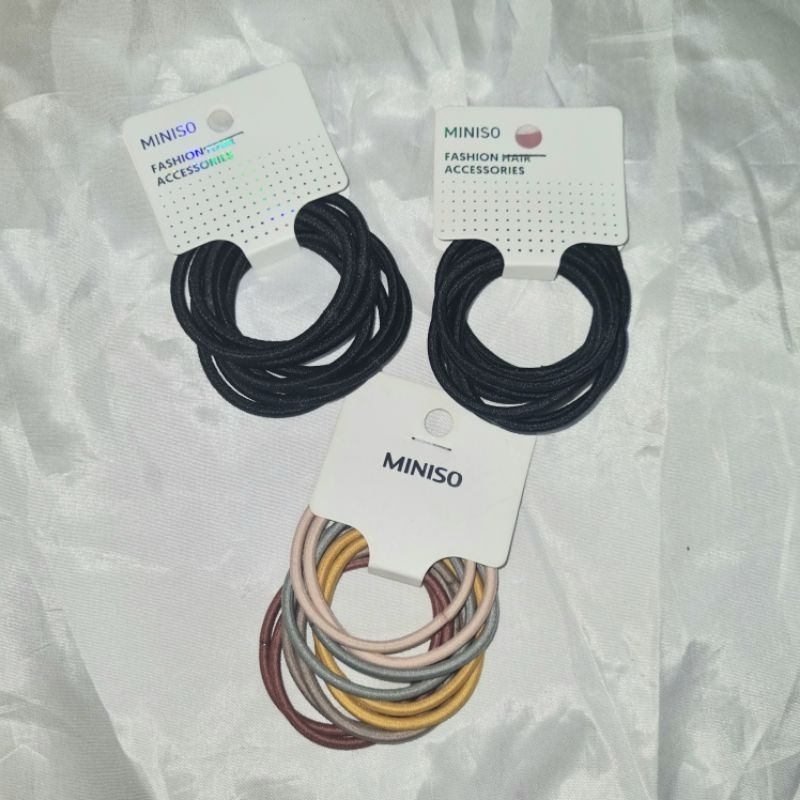 Jual MINISO HAIR TIE / TALI RAMBUT / KARET RAMBUT | Shopee Indonesia