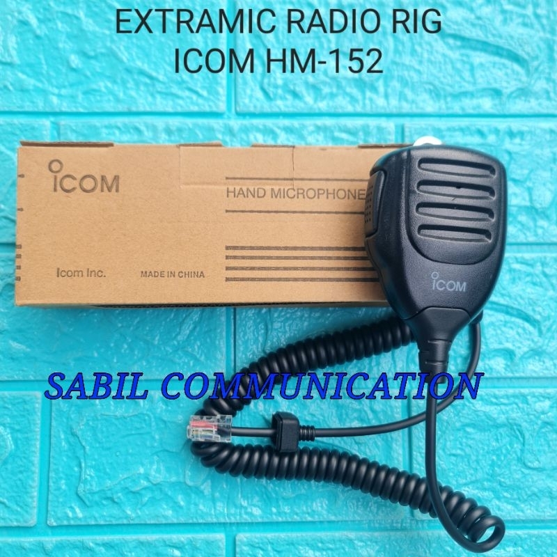 Jual EXTRA MIC RIG ICOM 2300H 2200H V8000 HM152 MIC ICOM HM152 ICOM HM ...