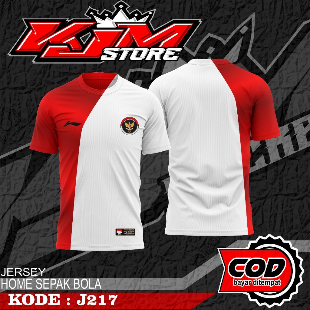 Jual JERSEY TIMNAS INDONESIA TERBARU 2024 | NEW DESIGN | VIRAL | Shopee ...