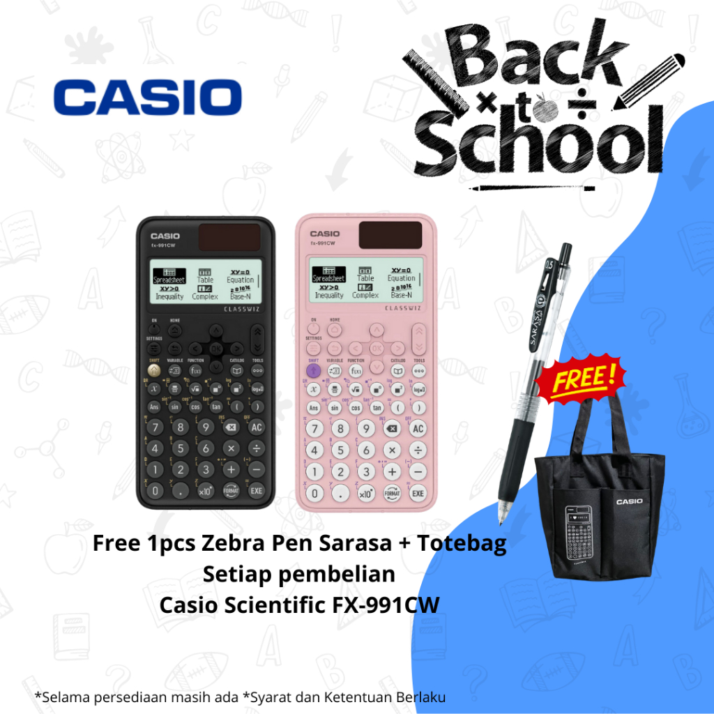 Jual kalkulator Casio ClassWiz Model Scientific Calculator FX-991CW ...