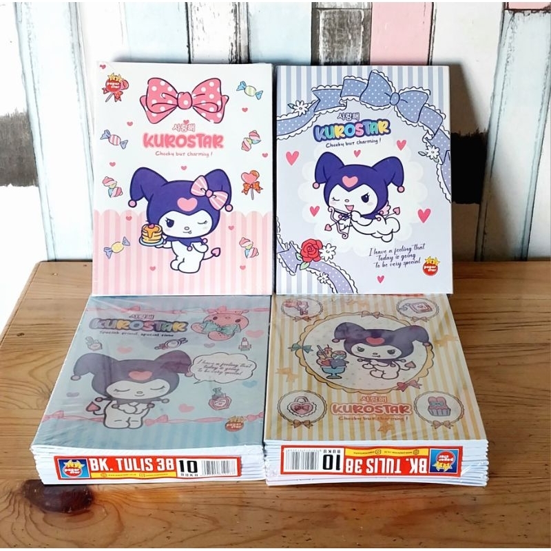 Jual BUKU TULIS KUROMI PAPER STAR 38 / ISI 10 BUKU / HARGA PROMO ...