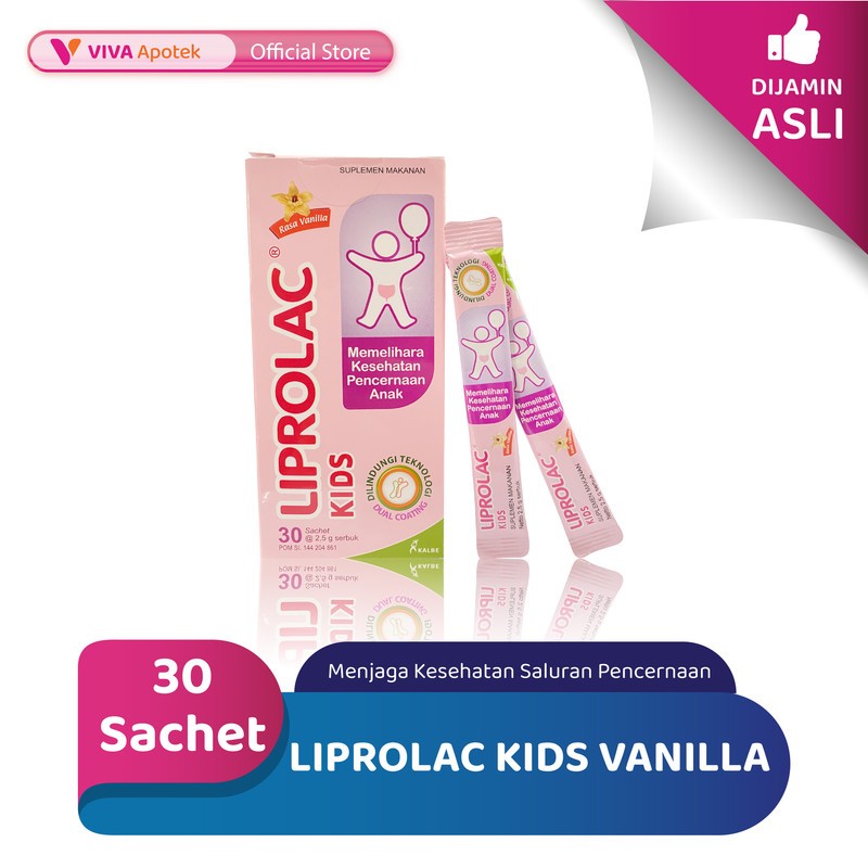 Jual Liprolac Kids Vanila 2.5 Gram untuk Memelihara Pencernaan (30 ...
