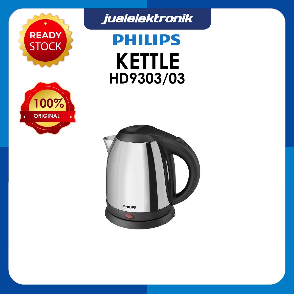 Jual Philips HD9303/03 – Kettle Listrik 1.2 Liter Stainless Steel Teko ...