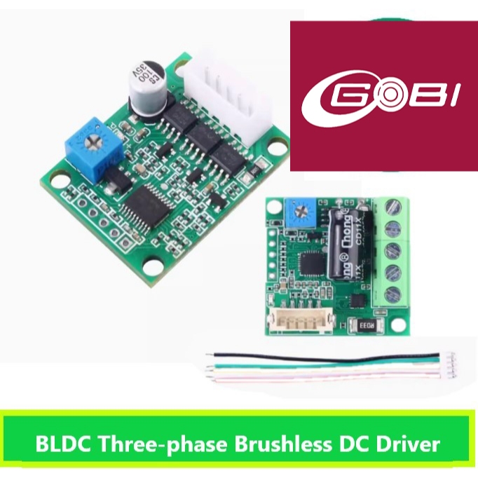 Jual BLDC Three-phase Brushless DC Driver 50W/100W 5-24V (1631 ...