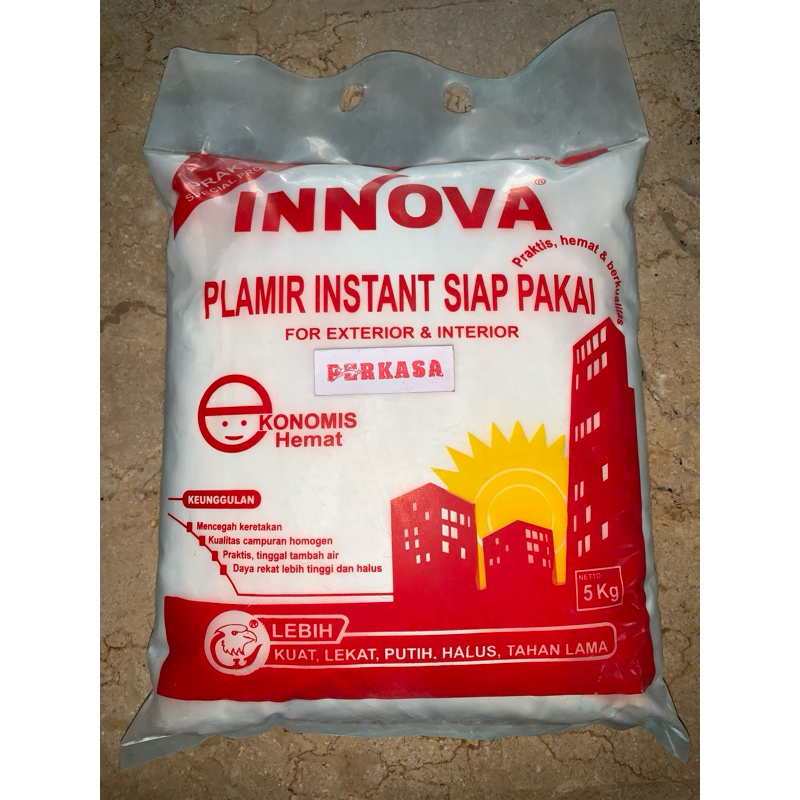 Jual PLAMIR TEMBOK INSTAN INNOVA 5 KG | Shopee Indonesia