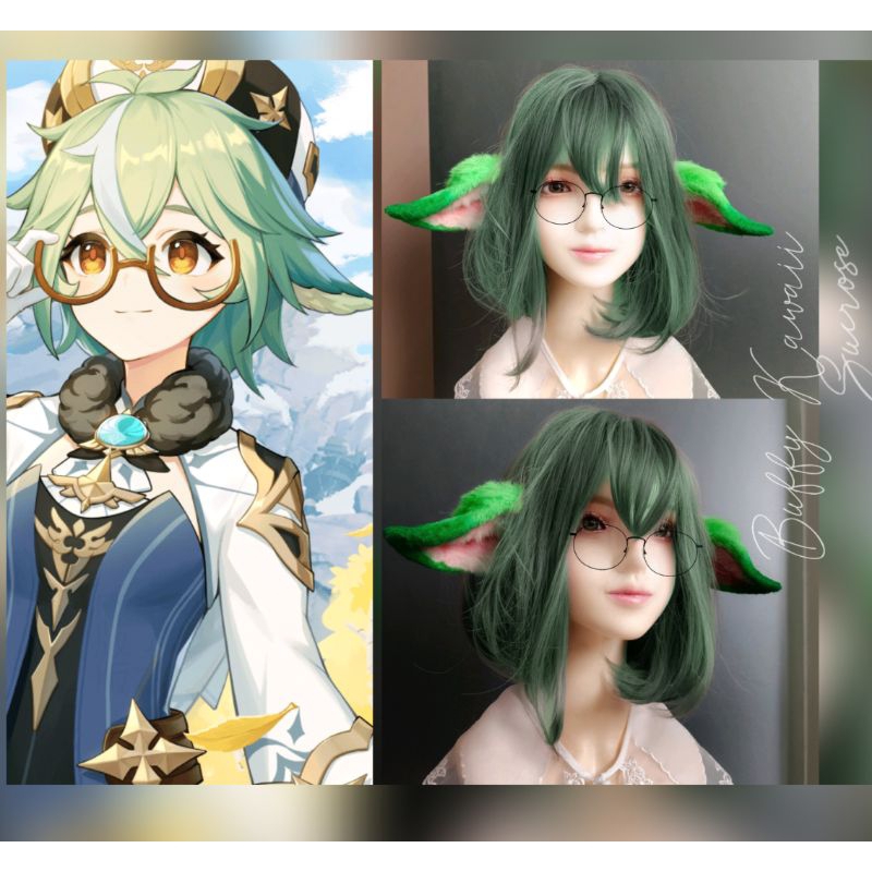 Jual bando realistic ear sucrose genshin impact game cosplay halloween ...