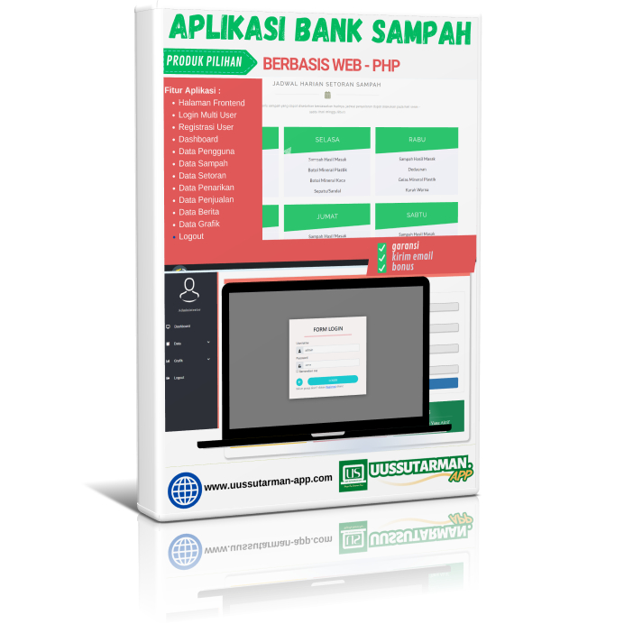 Jual Aplikasi Bank Sampah Berbasis Web (PHP) | Shopee Indonesia