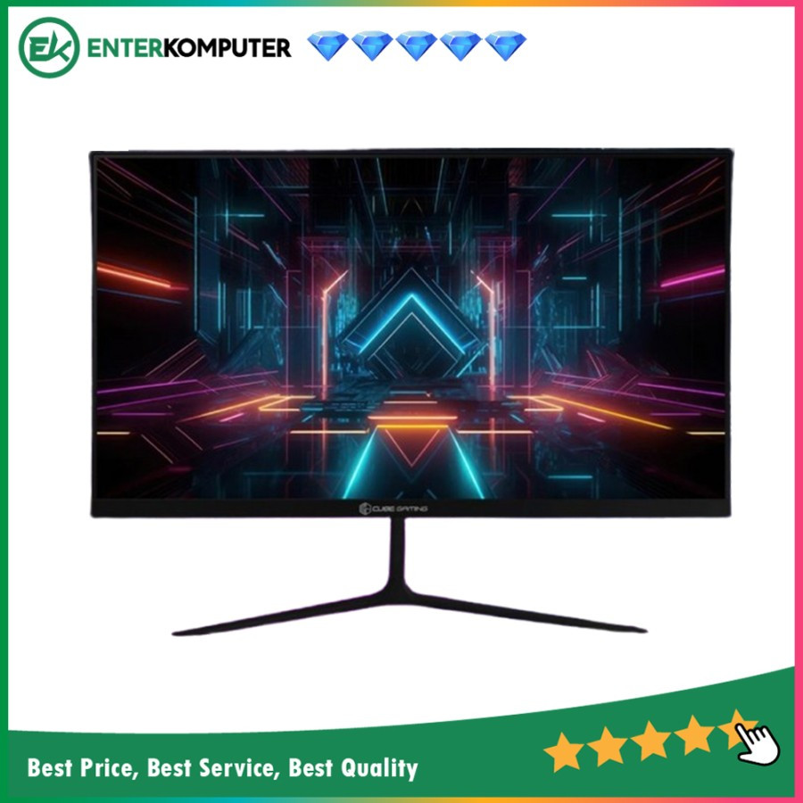 Jual CUBE GAMING IRIS 23.8" F24FI FHD IPS Frameless Design 75Hz Gaming ...