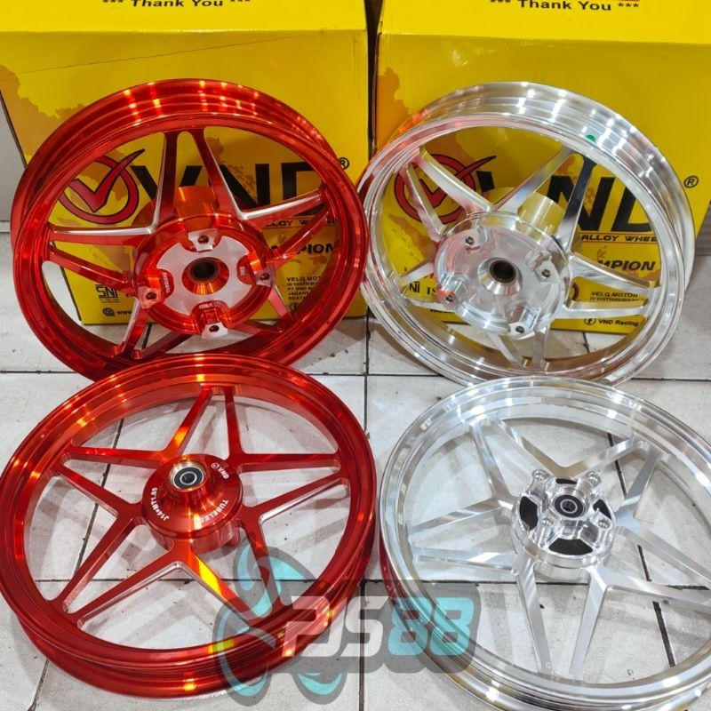 Jual Velg Racing Vnd V Speed V1 Vario 160 Abs / Pelek Vnd V Speed Vario 160 Abs 185/215-14 ...