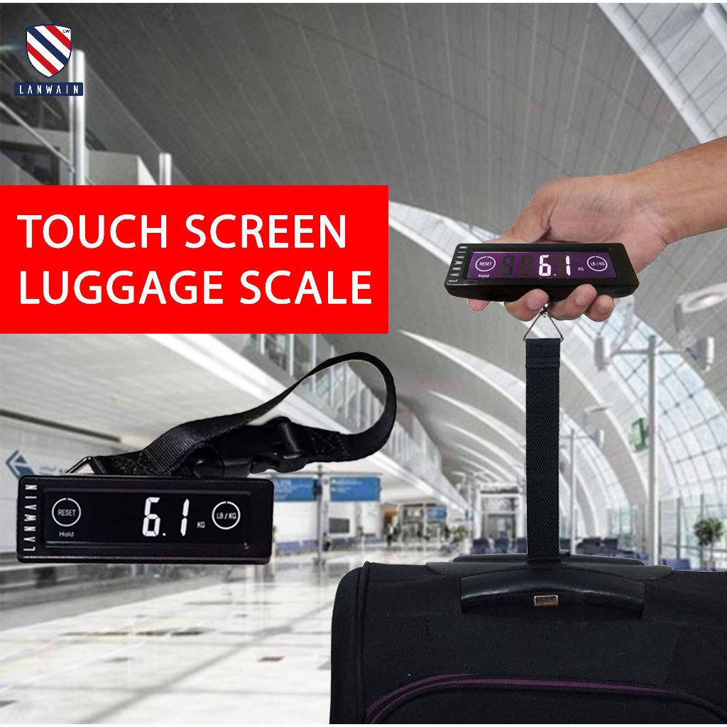 Jual Lanwain Timbangan Koper Layar Sentuh Travel Luggage Scale LS046 ...