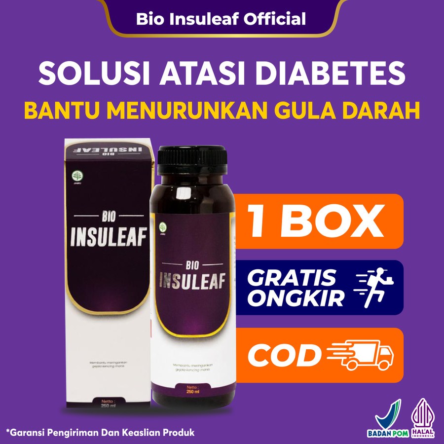 Jual Bio Insuleaf Original Produk Asli Solusi Atasi Diabetes Gula Darah ...