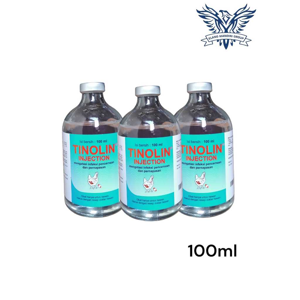 Jual Tinolin Injection 100ml Mengatasi Infeksi Pernafasan & Pencernaan ...