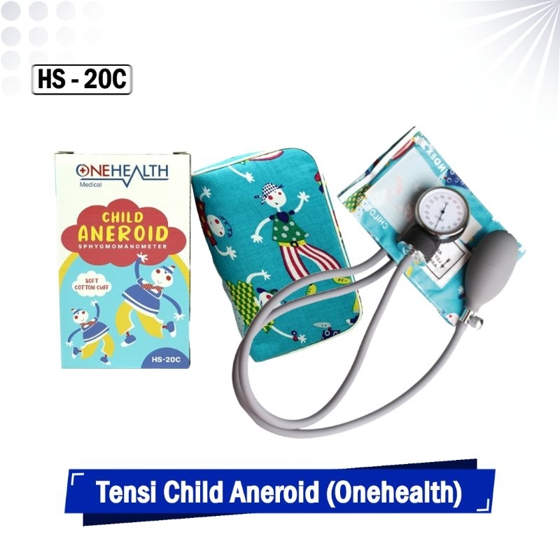 Jual OneHealth Tensimeter Manual Anak HS-20C Aneroid Sphygmomanometer ...