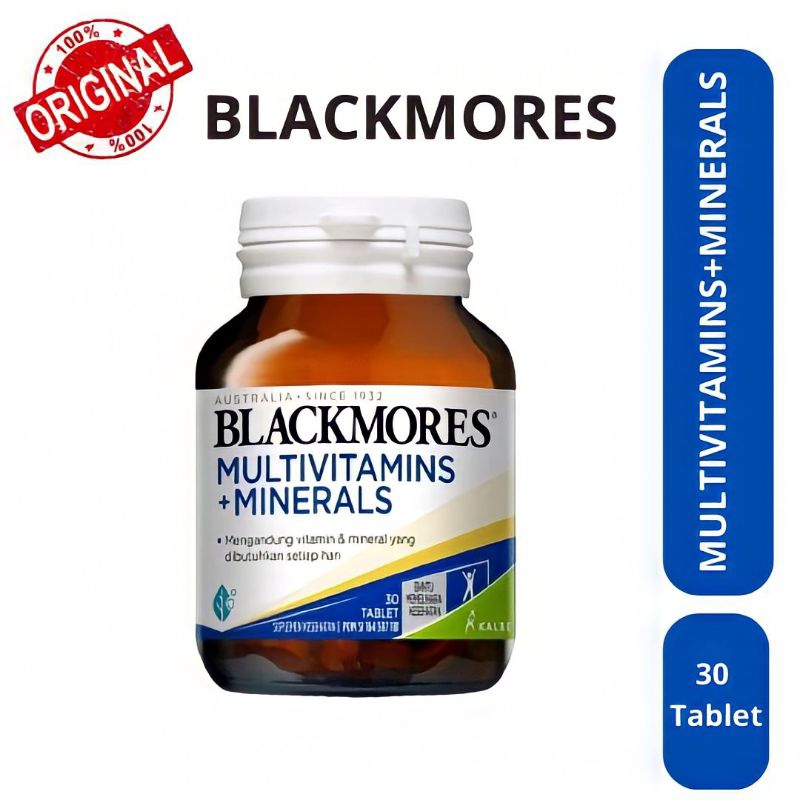 Jual BLACKMORES MULTIVITAMINS+MINERALS ISI 30 TABLET | Shopee Indonesia