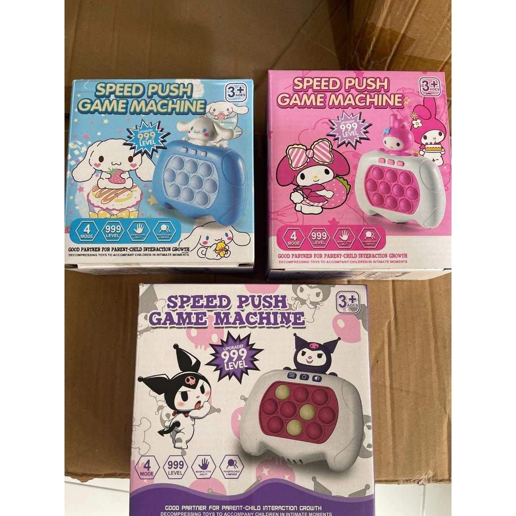 Jual Kurumi melody cinamorol pop it viral level999 mainan push game ...