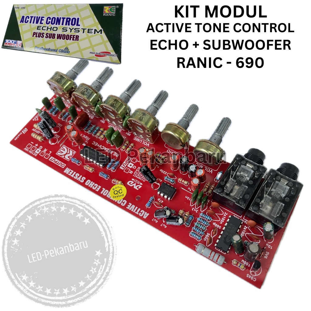 Jual KIT MODUL AUDIO STEREO TONE CONTROL AKTIF ECHO SUBWOOFER 6 ...