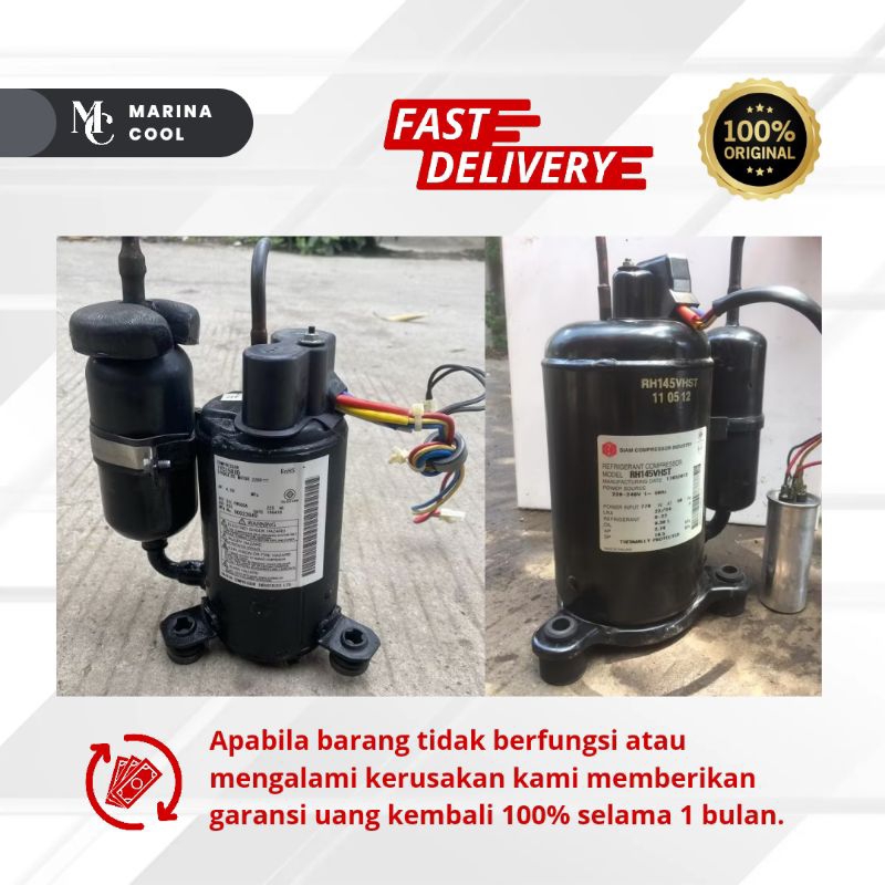 Jual KOMPRESOR AC SPLIT MERK DAIKIN INVENTER TYPE FREON R32 UKURAN 1/2 ...