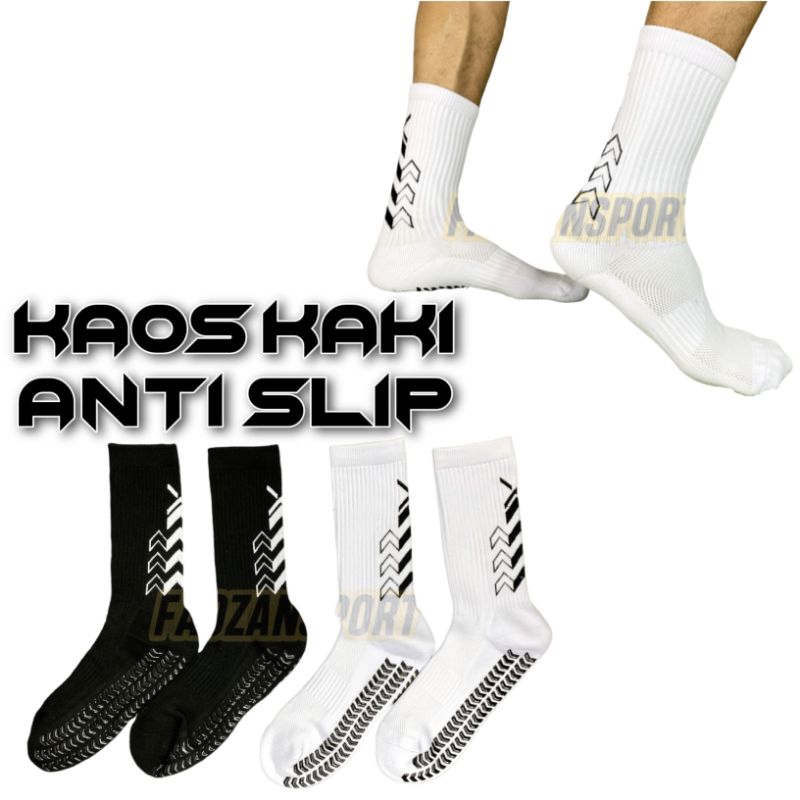 Jual Kaos Kaki Pendek Anti Slip Futsal Fox Antislip Kos Kaki Bola ...