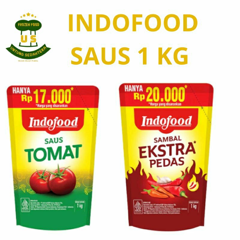 Jual Saus Indofood Extra Pedas Saus Tomat Saus Ekstra Pedas Indofood 1 ...