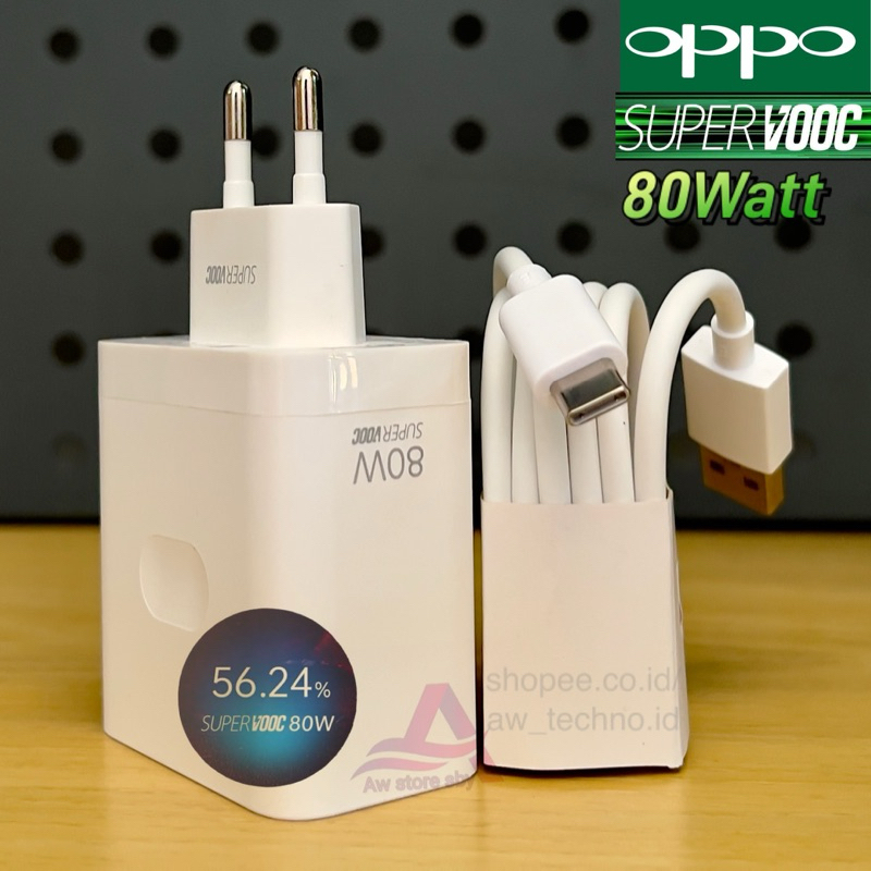 Jual 80W Charger Oppo Type C Super Vooc Ultra Fast Charging SuperDart ...