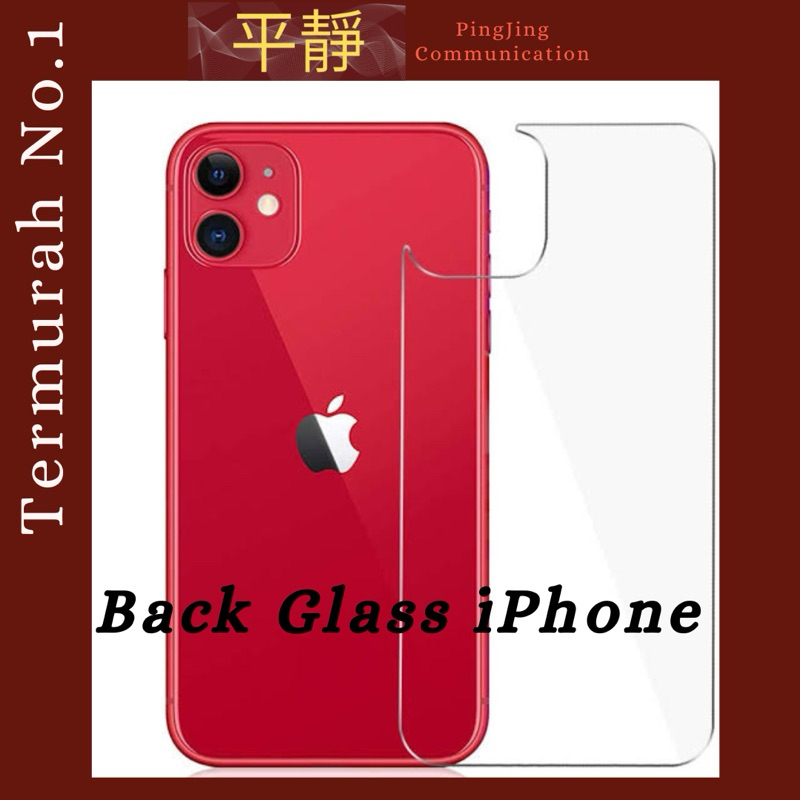 Jual BACK GLASS iPhone | TG BELAKANG iPhone | TEMPERED GLASS BACK ...