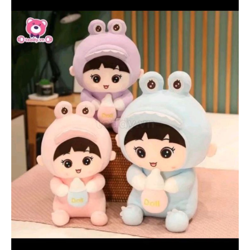 Jual Boneka Candy doll custom buaya pegang DOT lucu dan imut kado anak ...