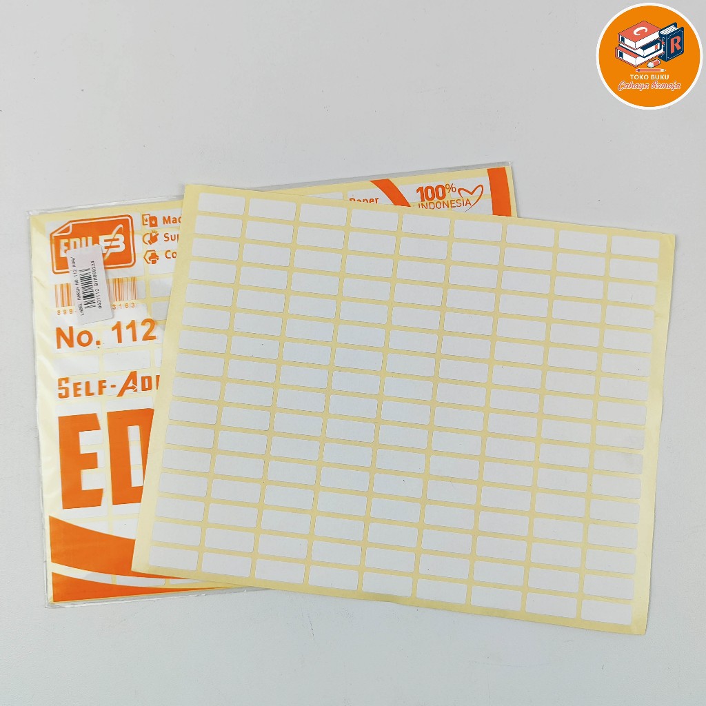 Jual Stiker Label harga Edu-b No 112 1Pak isi 10 Lembar Label undangan ...