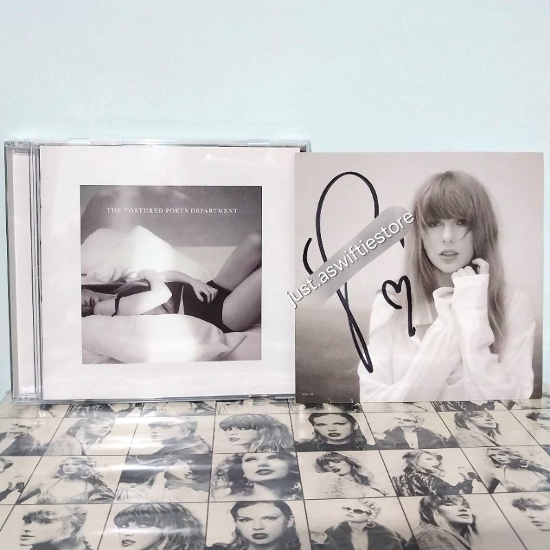 Jual [SIGNED] Taylor Swift TTPD Signed CD THE TORTURED POETS DEPARTMENT ...