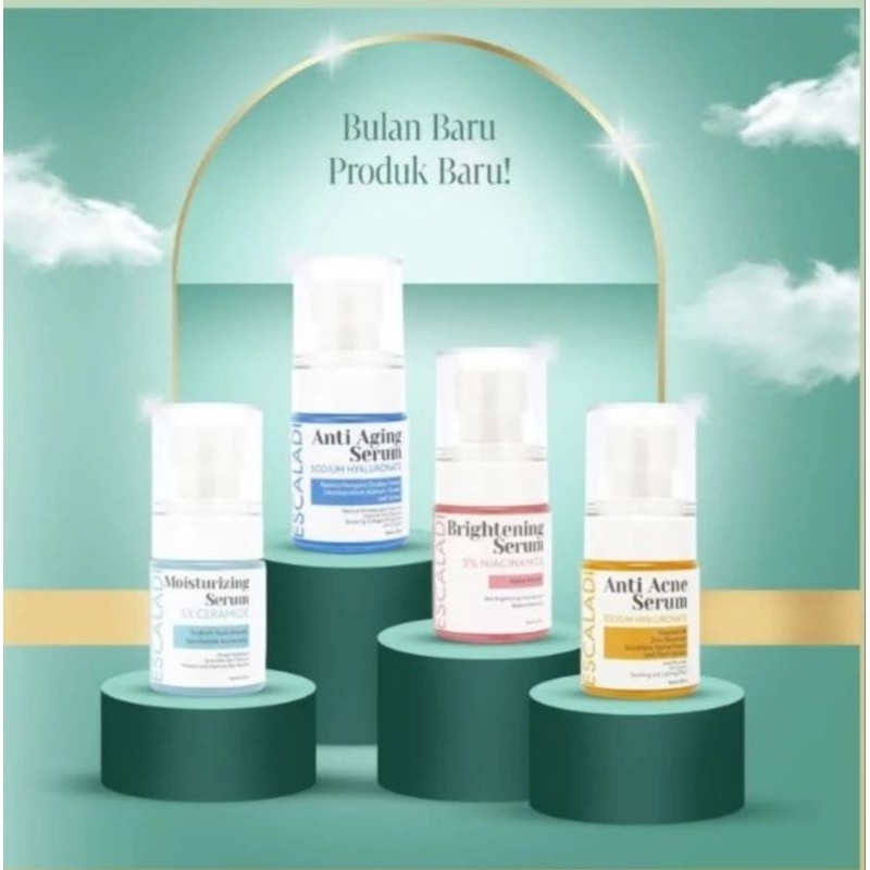 Jual ESCALADI SERUM (BRIGHTENING, ANTI ACNE,ANTI AGING,MOISTURIZING ...