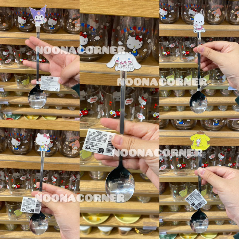 Jual Miniso x Sanrio ‼️ SENDOK CUTE / Stainless Steel Table Spoon ...