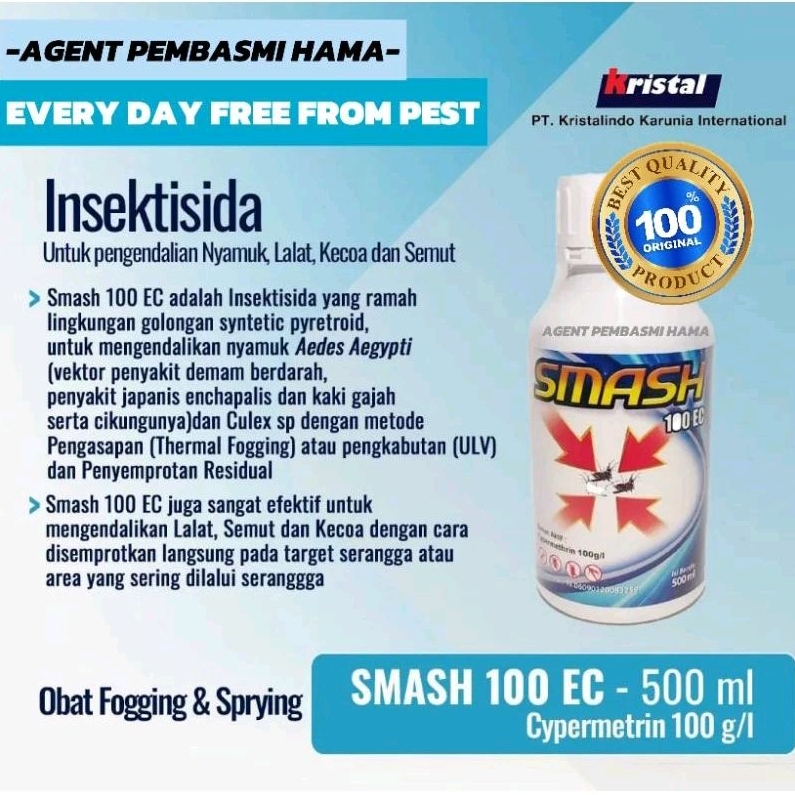 Jual Smash 100 EC Obat Fogging & Spray Ampuh Kualitas Terbaik Untuk ...