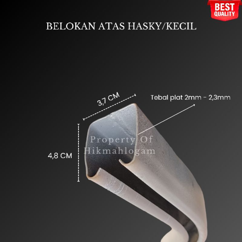 Jual rell atas hasky/kecil belokan | belokan rel atas pintu omni gebyok ...