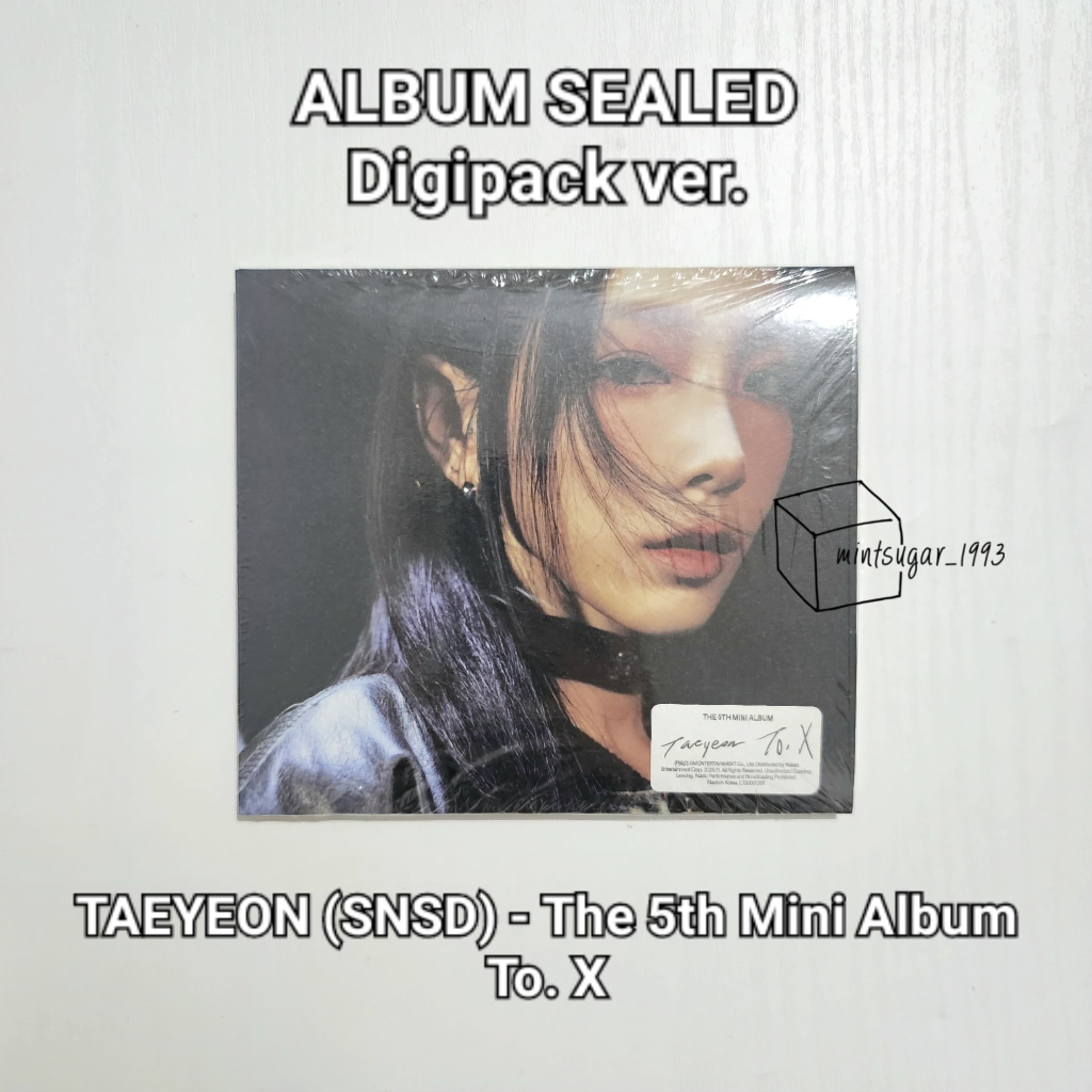 Jual [ READY STOCK SEALED NEW OFFICIAL ] TAEYEON - The 5th Mini Album [ To. X ] ( Digipack Ver ...