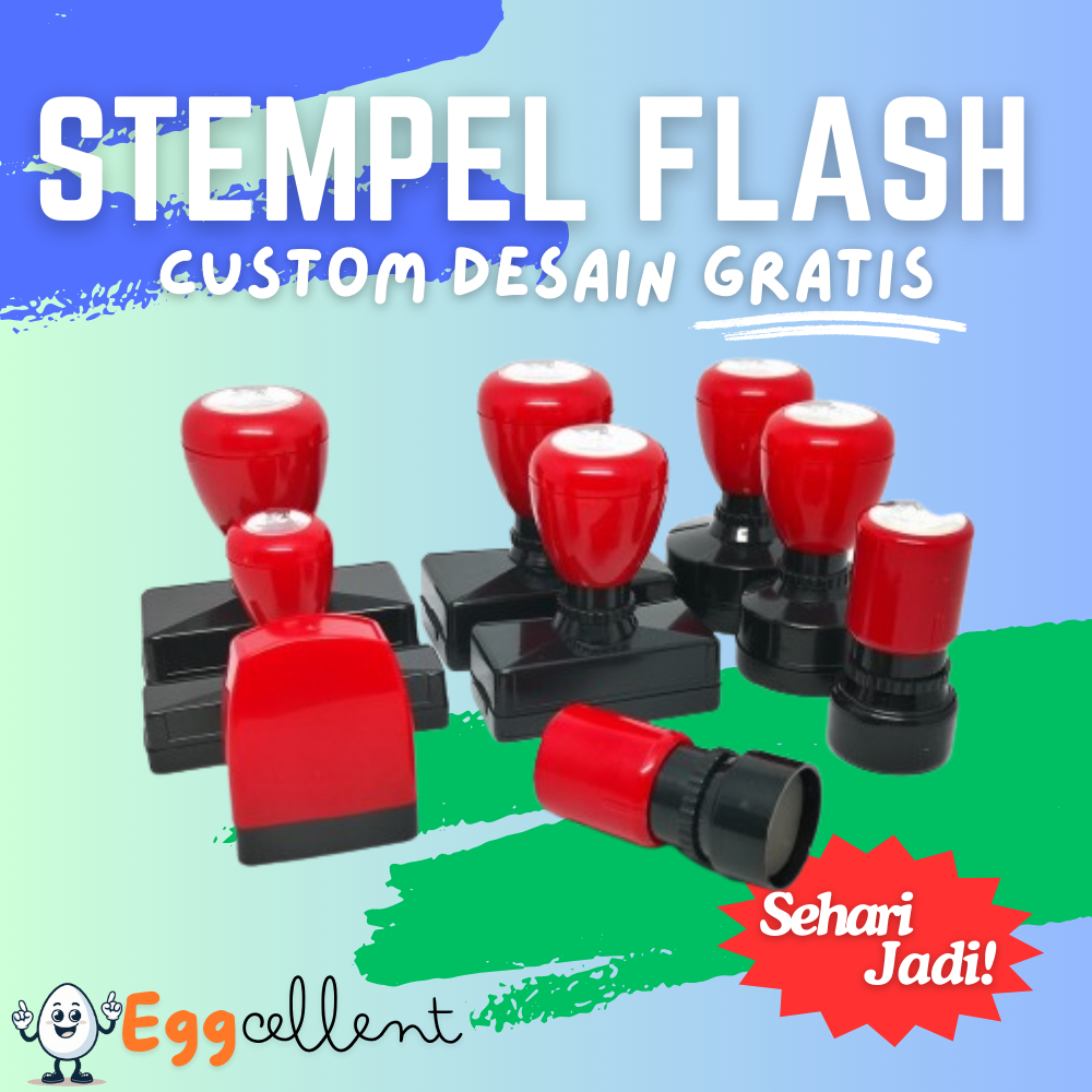 Jual STEMPEL FLASH CUSTOM - LOGO, NAMA, JABATAN, TANDA TANGAN, KANTOR ...