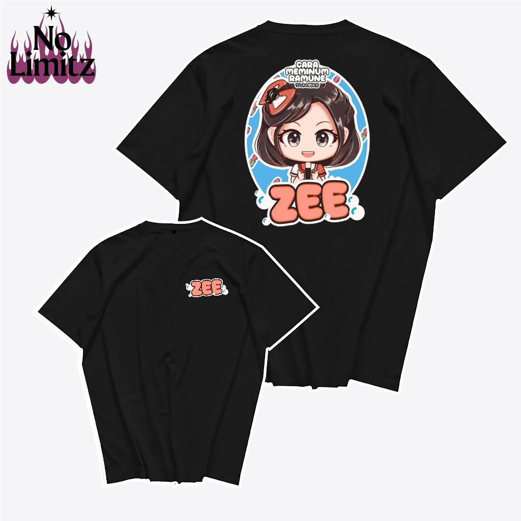 Jual NoLimitz - Kaos Zee Chibi - JKT48 - Azizi Shafa Asadel - Unisex ...